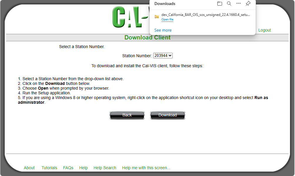 Obtaining and Installing BAR-OIS Software
