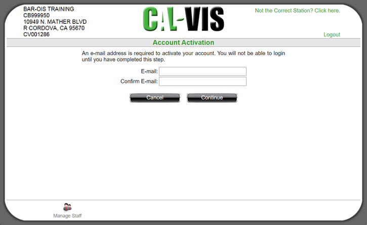 Configuring BAR-OIS Software