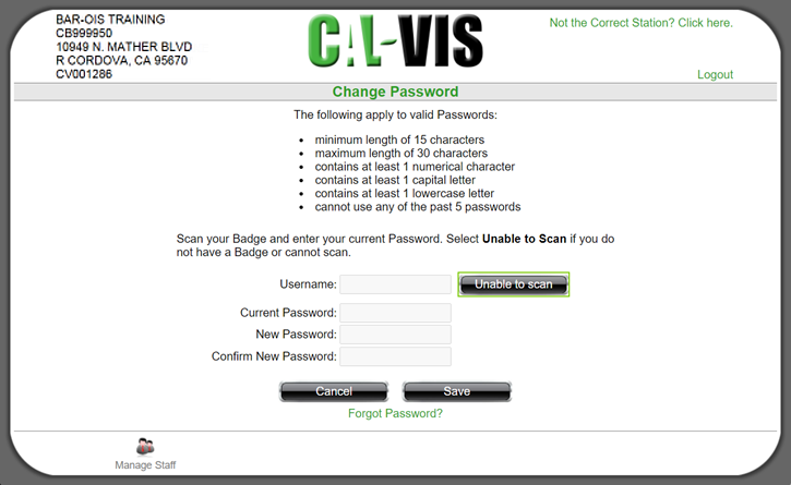 Configuring BAR-OIS Software